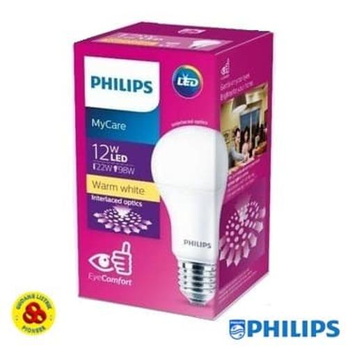 Jual PHILIPS Lampu LED MyCare 12W Kuning Bohlam LED Bulb My Care 12 Watt WW - Jakarta Pusat ...