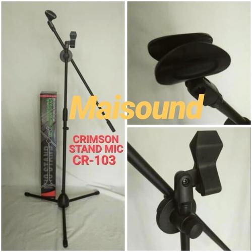 Jual STAND MIC CRIMSON CR 103 STANDING MICROPHONE CRIMSON CR103 KOKOH ...