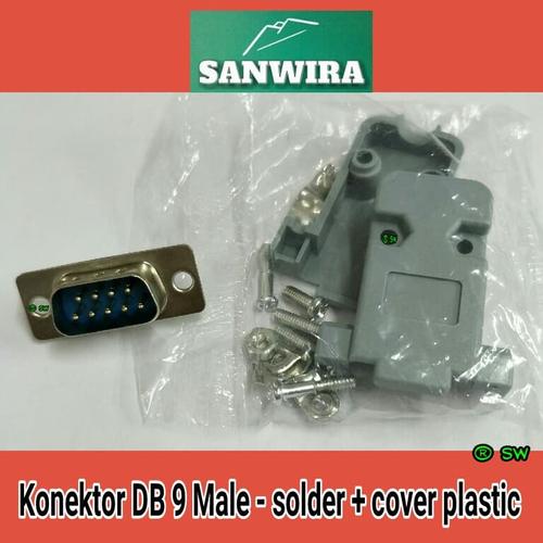 Jual Konektor DB 9 pin Male solder + cover plastic - Jakarta Pusat ...