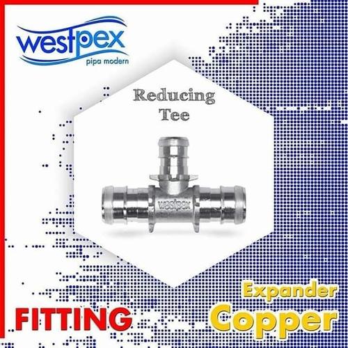 Jual WESTPEX Fitting Pipa PEX Reducing Tee Expander Copper (T20-16-20 ...