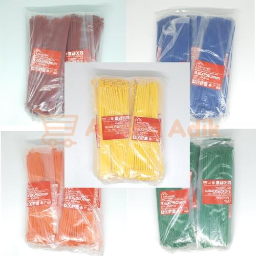 Jual Kabel Ties Warna Cable Tie Tis Merah Kuning Hijau Biru Orange ...