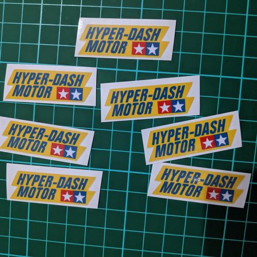 Jual Sticker Hyper Dash Motor Logo Tamiya Mini 4WD - Kab. Bantul - SAIN ...