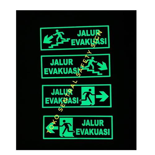 Jual Jalur evakuasi glow in the dark 10x30cm - Jakarta Barat - SENTRAL SAFETY SIGN | Tokopedia