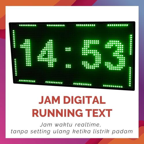 Jual Jam Digital Besar Murah kantor pabrik perusahaan, dll - Kab ...