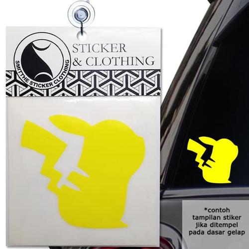 Jual Stiker Pikachu KiKa Logo Cutting Sticker Pokemon untuk Mobil Motor ...
