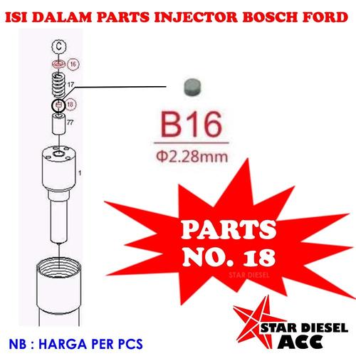 Jual SHIM B16 INJECTOR FORD EVEREST FORD RANGER TDCI BOSCH - Kota Medan ...
