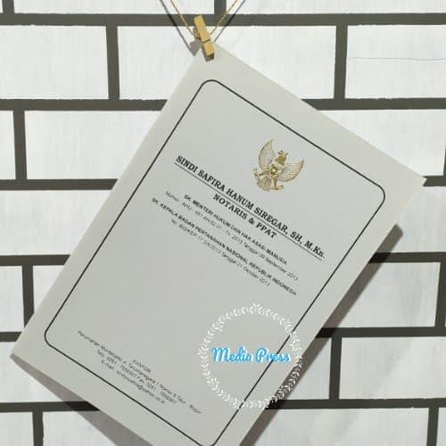Jual Map Notaris Kantong MINIMUM ORDER - Kota Bogor - Media Press ...