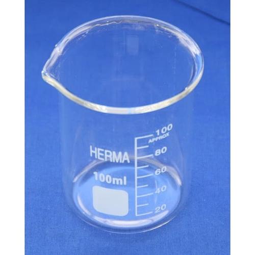 Jual Beaker Glass Herma 100 cc / Bekerglass Herma 100 ml / Beker gelas ...