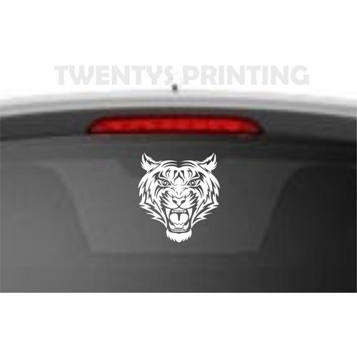 Jual STIKER KEPALA HARIMAU STIKER KACA MOBIL CUTTING STICKER - Kab ...