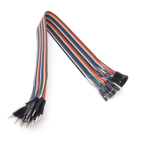 Jual 20Pcs DuPont Jumper Cable for Bread board Arduino 30cm Male to ...