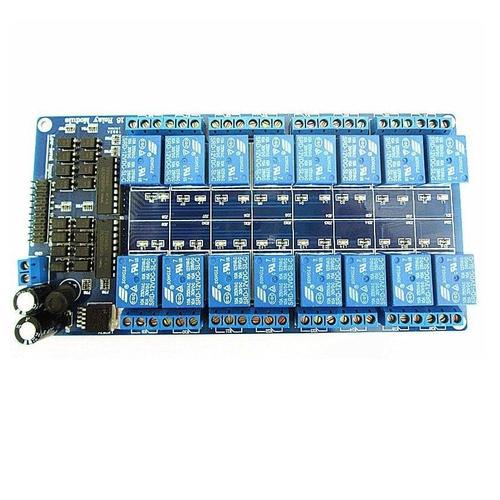 Jual Relay 16Ch 5V Module Optocoupler Protection Power Supply for ...
