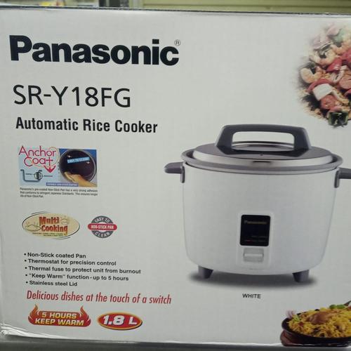 Jual PANASONIC SR - Y 18 FG AUTOMATIC RICE COOKER ORIGINAL - Jakarta ...