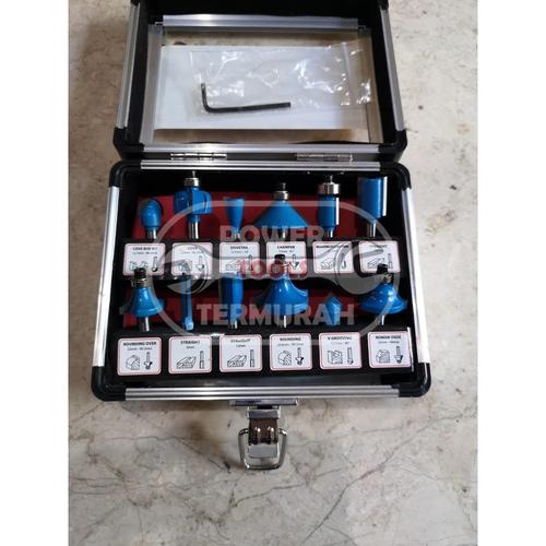 Jual MATA ROUTER ALDO 12PCS MATA PROFIL MATA TRIMMER SET ROUTER BIT SET ...