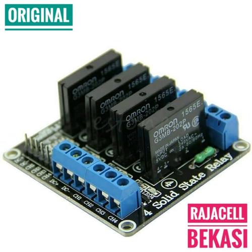 Jual SSR Solid State Relay Module 4 Channel 5V DC High Level for ...