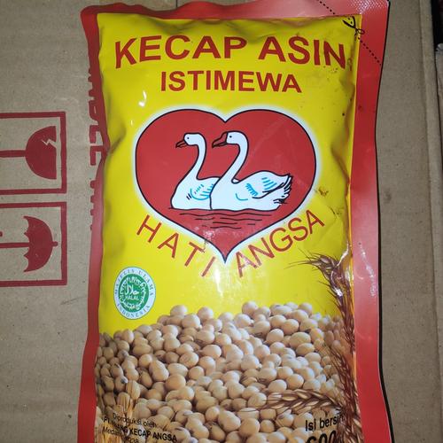 Jual Kecap Asin Cap Hati Angsa (Kecap Angsa medan) kecap refill 600 ml ...