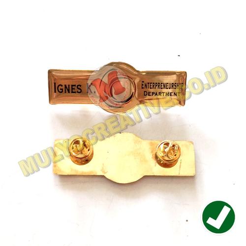 Jual Name Tag Fiber Pengait Jarum - Tanda Pengenal Karyawan Name Tag ...