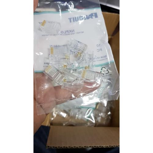 Jual Panduit RJ45 Gigabit / Connector Konektor Panduit Cat6 isi 100 ...