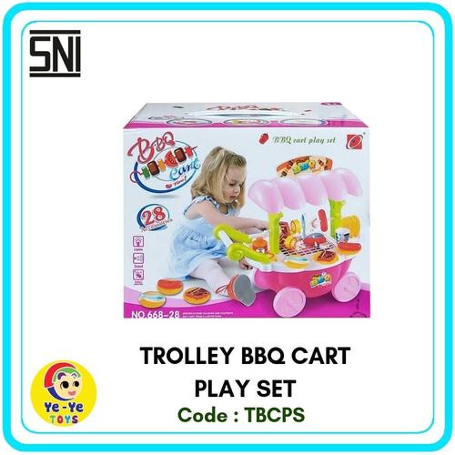 Jual Mainan Anak Perempuan / Trolley BBQ Cart Play Set - Kota Bekasi ...