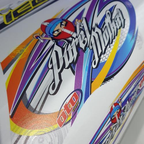 Jual Cetak Striping Stiker Mobil/Motor Transparan Tinta Putih Custom No ...