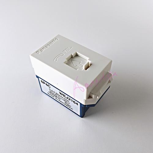 Jual Modular Jack Telepon Panasonic 6P4C WEJ2164 / Mata Telepon ...