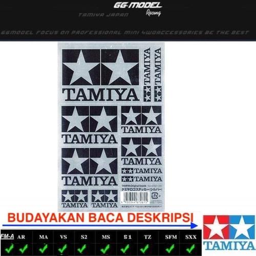 Jual TAMIYA 67261 LOGO STICKER (SILVER) - Jakarta Barat - GG Model ...