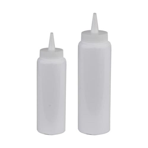 Jual Jiwins squeeze bottle botol saos kecap 24 oz / 720 ml putih white ...
