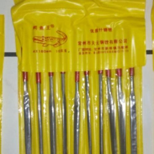 Jual Kikir besi mini file set 10 pcs 3 x 140 mm cap buaya - Jakarta ...