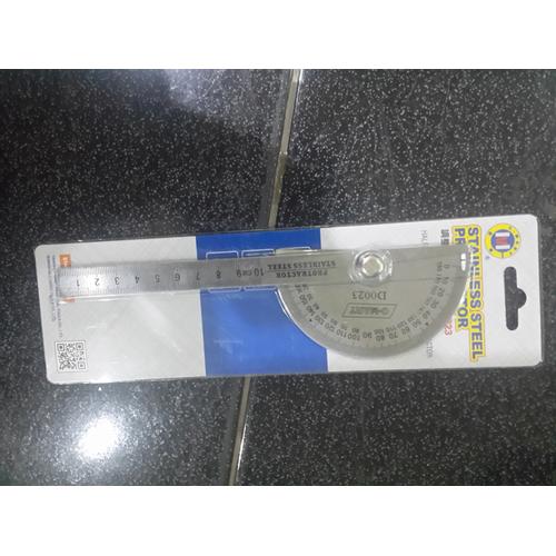 Jual Busur Derajat / Protractor Stainless 15 Cm C-MART - Jakarta Timur ...