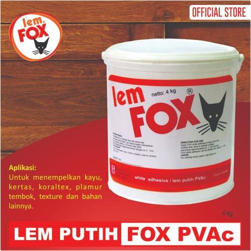 Promo Lem Fox Putih Lem Kayu PVAC Ember 4 kg - Jakarta Barat - Lem Fox ...