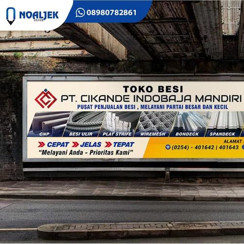 Jual desain banner untuk jual besi,wiremesh,bondeck - desain spanduk ...