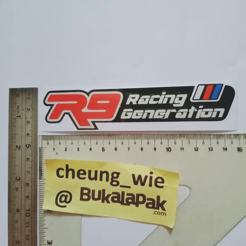 Jual Stiker / Sticker Cutting Logo R9 Racing Generation - Kab. Langkat ...