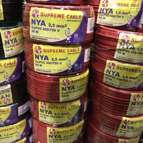 Jual Kabel NYA 2.5 mm Supreme NYA 2,5 mm 1 Roll 50 meter - Kota ...