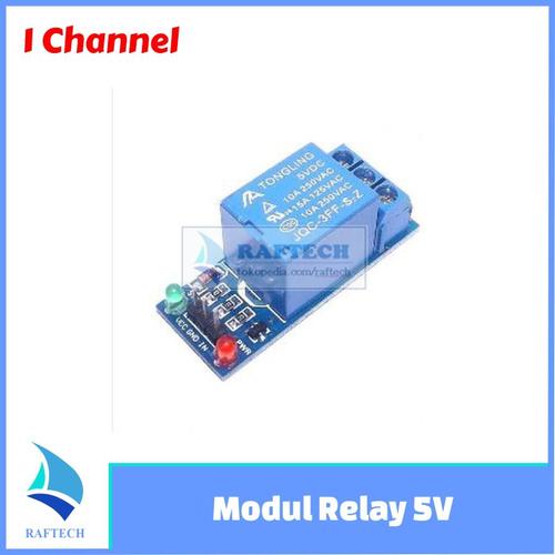 Jual Relay Module - Modul Relay 5V - 10A - 1 Channel - Jakarta Barat ...