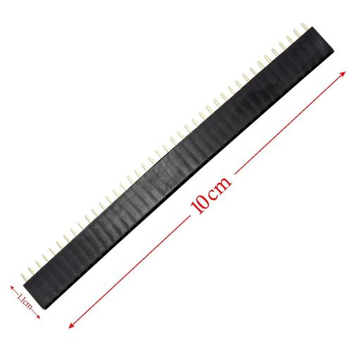 Jual Pin Header Female Single Row 1 x 40 Lurus Straight 2.54mm ...