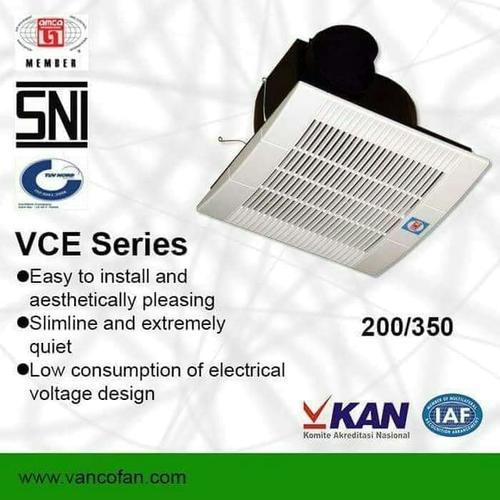 Jual exhaust fan VCE 200 vanco - Jakarta Barat - Van_blower | Tokopedia