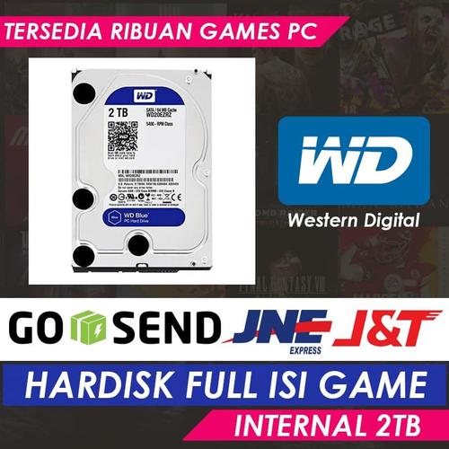Promo HARDISK INTERNAL WDC 2TB FULL ISI GAME PC / MOVIE / ANIME - COPY ...