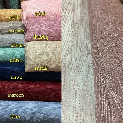 Jual kain tile payet mutiara salur gliter,, kain kebaya modern dan ...