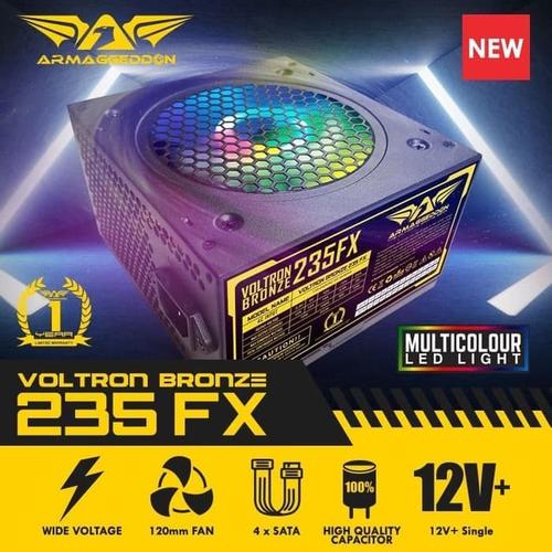 Jual Power Supply / PSU Armaggeddon Voltron Bronze 235 FX - Jakarta Pusat - Asiatech Solusindo ...