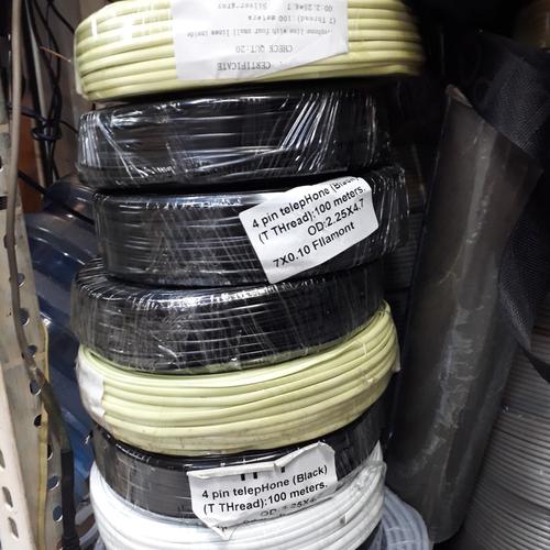 Jual kabel rosette telepon isi 2 panjang 100 meter - Putih - Jakarta ...