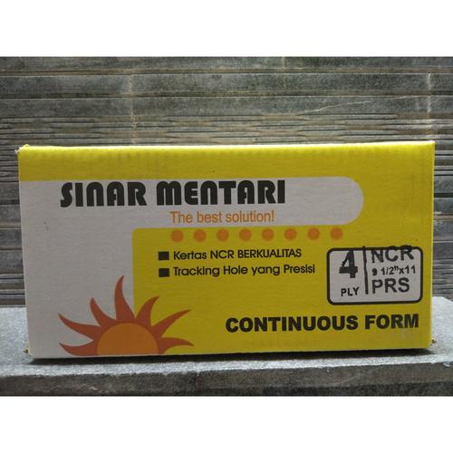 Jual Continuous Form Sinar Mentari 4ply PRS Ukuran 9,5" x 11" : 2 Rangkap 4 - Kota Surabaya ...