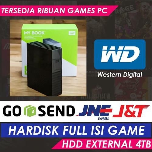 Promo Hardisk External WD My Book 4TB Full isi Game PC | Harddisk HDD 3 ...