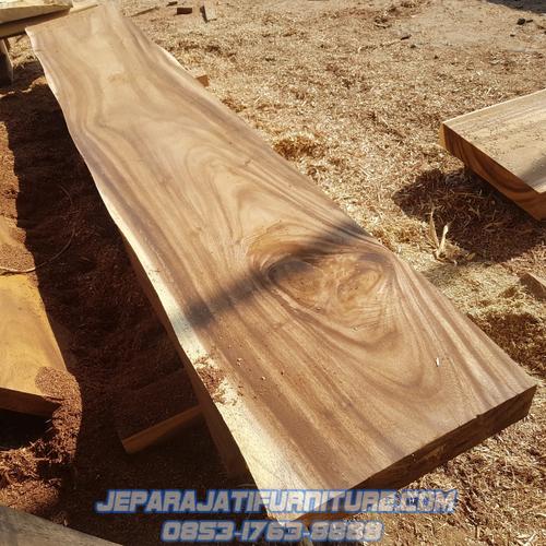 Jual top table bangku kayu papan solid - Kab. Jepara - jepara jati ...