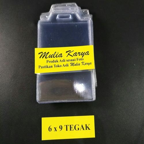 Jual Plastik Name tag 6 x 9 Tegak Tebal Standar / ID Card / Pengenal ...