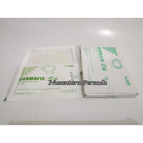 Jual Dermafix S Iv OneMed Plester Infus Transparan Dressing 6X7 cm One ...