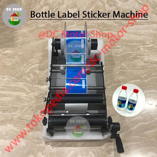 Jual Mesin Label Stiker Botol Manual /Bottle Sticker Labeling Machine ...