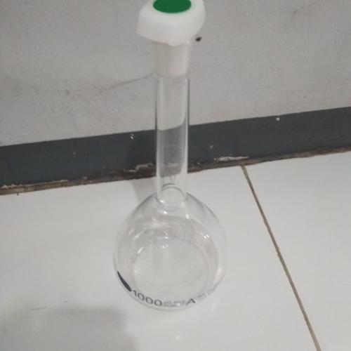 Jual Volumetric flask class A Duran 1000 ml Labu Ukur Kaca Duran 1 L - Jakarta Pusat - TRIDILAB ...