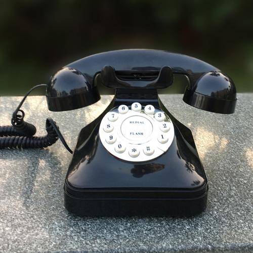 Jual DELTA Telepon Rumah/Landline Retro Antik Vintage Warna Hitam ...