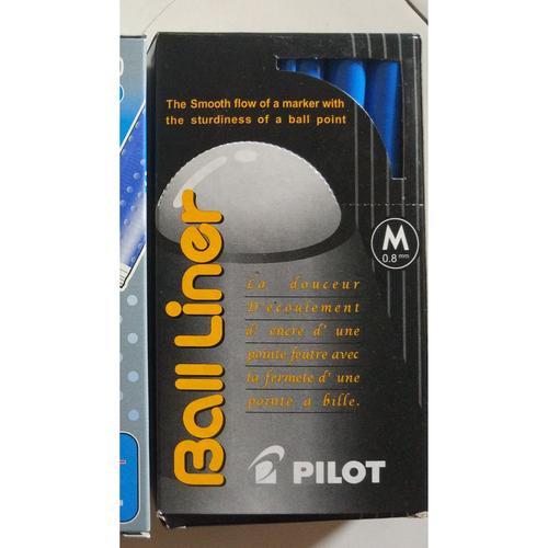 Jual Bolpoin Gel Pilot Balliner Garis Hitam Biru - Hitam - Kota ...