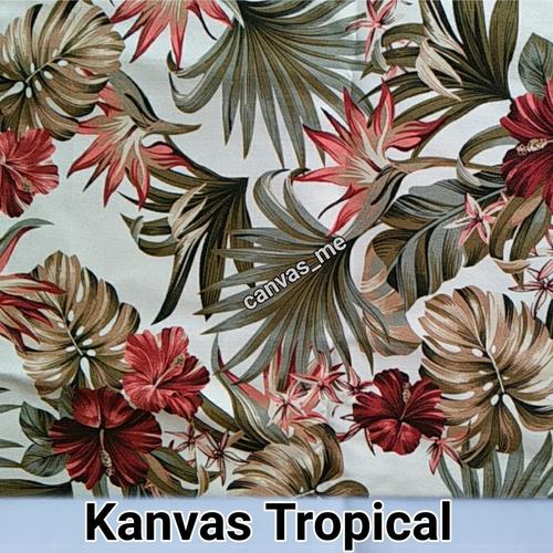 Jual Kain Kanvas Motif Tropical 50x150cm (PxL) - Kab. Bandung - canvas ...