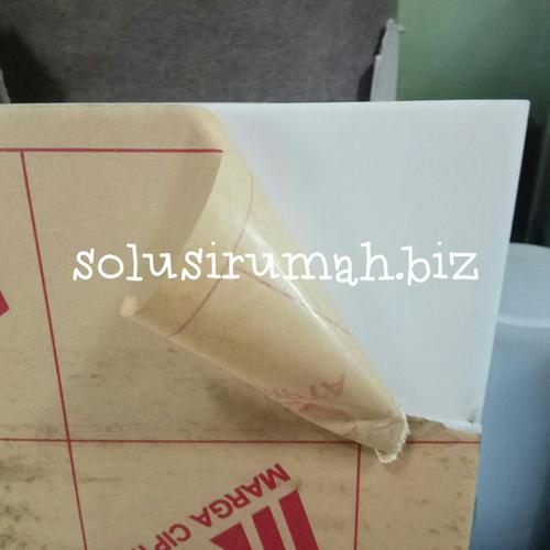 Jual Acrylic Akrilik Sheet Custom mika Lembar 1.5mm putih susu tembus ...